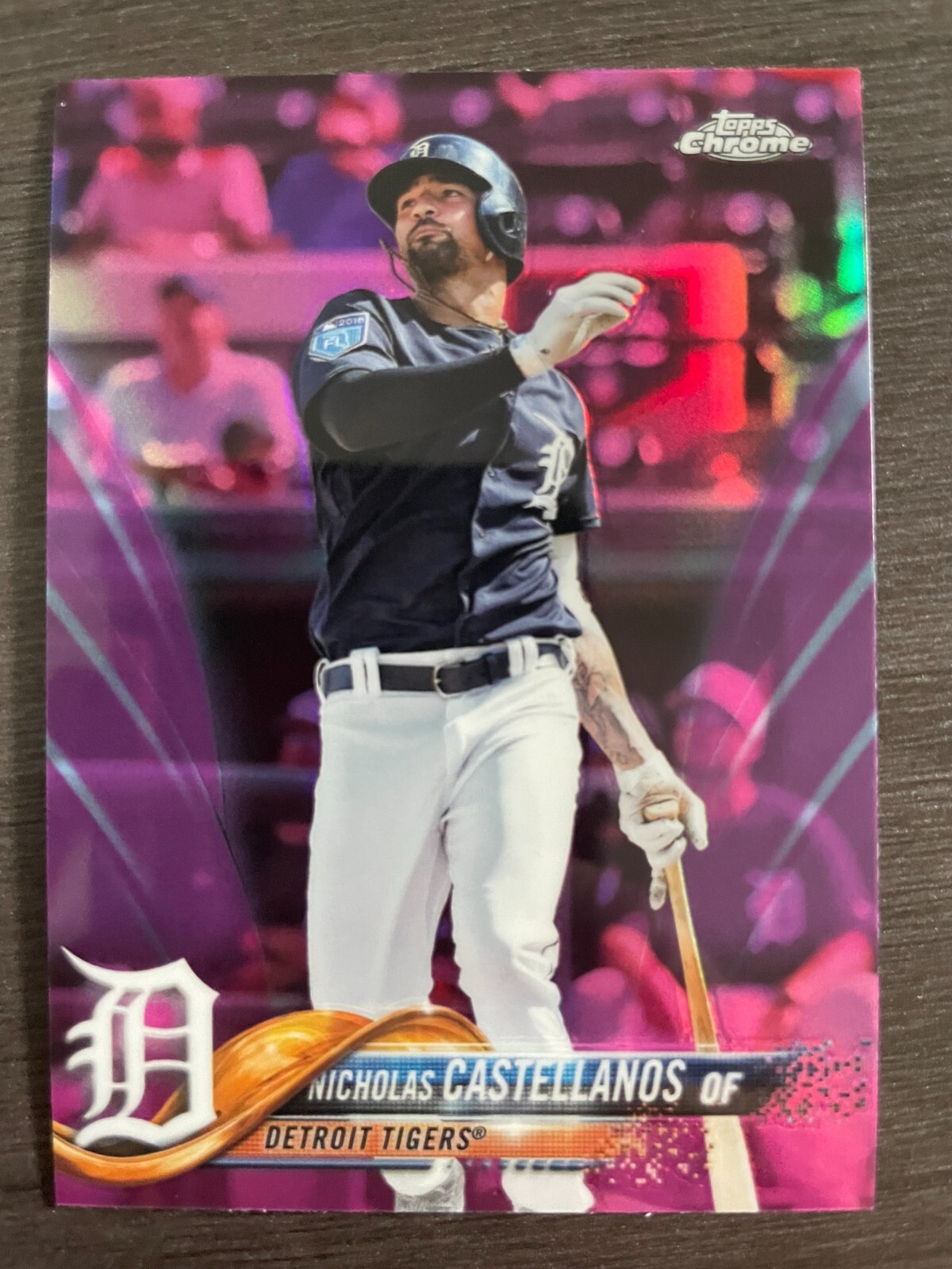 2018 Topps Chrome Nicholas (Nick) Castellanos Pink Refractor #104 | eBay