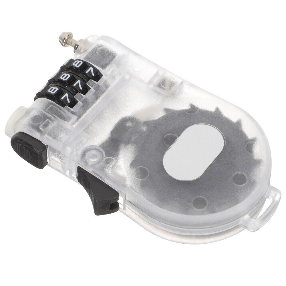 Retractable Wire Rope Lock Steel Wire Lock Combination Lock Travel ...