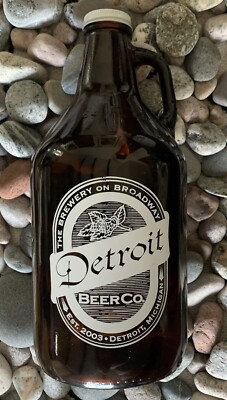 Detroit Beer Co. The Brewery On Broadway Brewing 64oz Bottle Growler ...