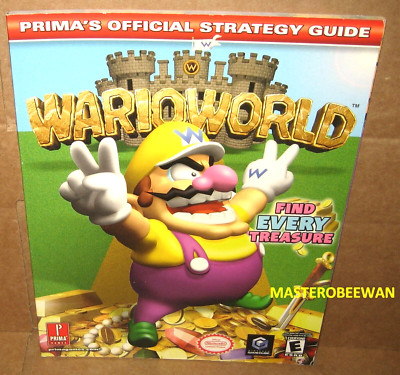 Wario World Official Strategy Guide Book Gamecube GC New | eBay