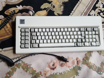 Vintage IBM Model F 4584656 White English Buckling Spring Caps Keyboard ...