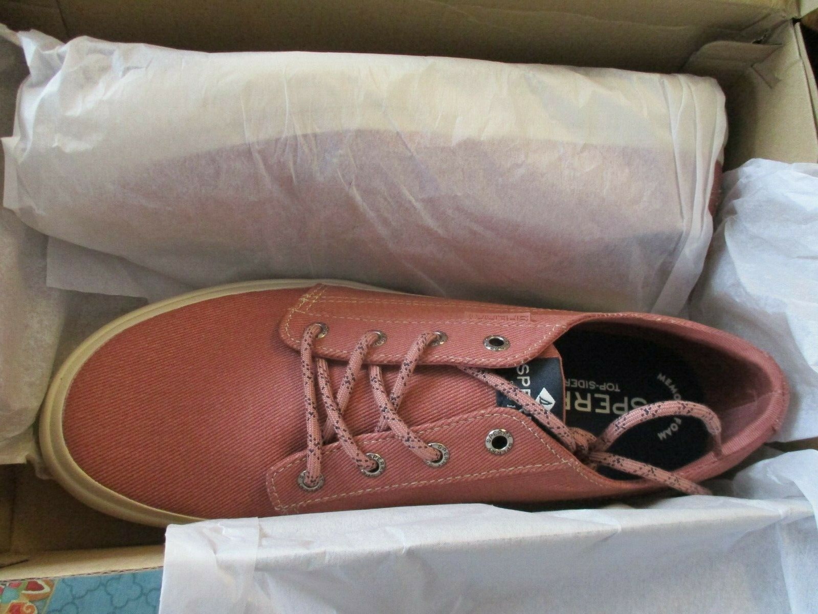 Sperry Canvas Sport Casual Shoes Size 10 NIB Coast Line Blucher Red ...