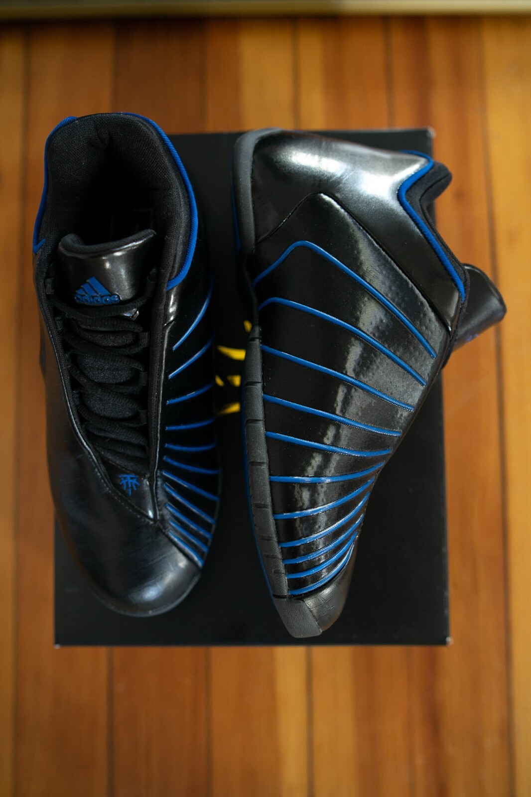 Adidas T-Mac 3 Black Royal Blue Restomod - Size 9.5 - Gem