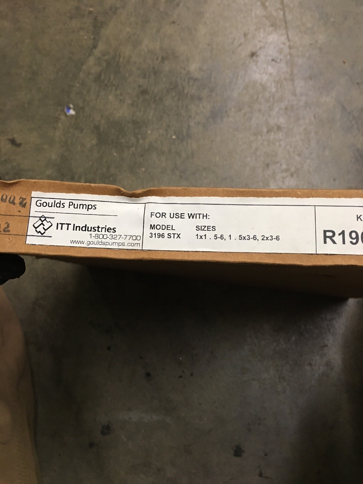 Goulds R196-mks6z 3196 STX Pump Maintenance Seal Kit for sale online | eBay