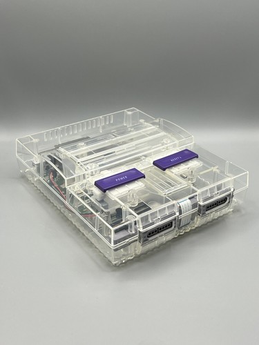 *RESTORED* Super Nintendo Entertainment System Clear SNES Console 1 ...