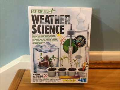 NEW Green Science WEATHER SCIENCE kids Lab 4M | eBay Australia