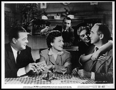 Broderick Crawford + Betty Buehler in The Mob (1951) ORIG VINTAGE PHOTO ...