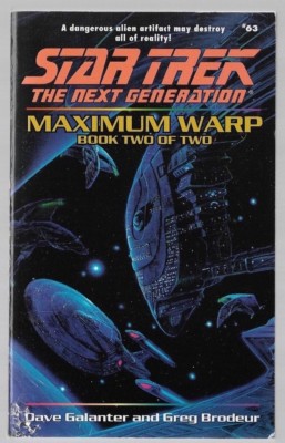 STAR TREK The Next Generation MAXIMUM WARP #63 Book Two of Two by Dave ...