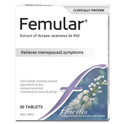 Flordis Femular for Menopause 30 Tablets | eBay Australia