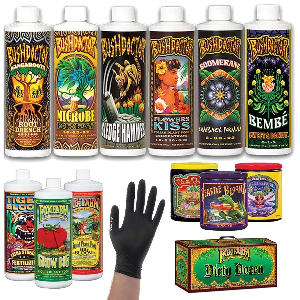 FoxFarm Dirty Dozen Starter Kit - 12 Of the Best Grow Products on The ...
