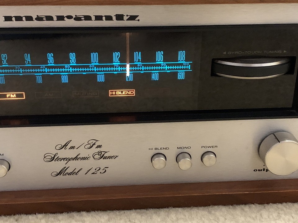 Marantz Vintage Model 125 Stereophonic FM/AM Tuner Good Condition W ...