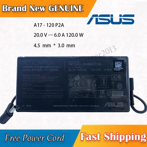 A17-120P2A - Original ASUS 120W AC DC Adapter PA-1121-22 4.5mm Laptop ...