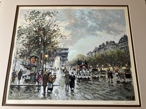 Antoine Boulet “Champs Elysees” Signed & Numbered Silk Screen Beaut’e ...
