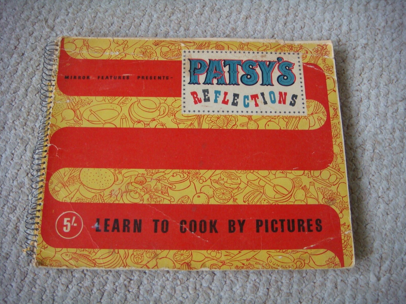 Vintage 1948 "Patsy's Reflections" Daily Mirror Features Learn to Cook ...