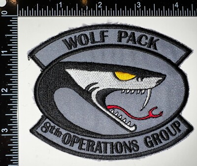 USAF 8th Operations Group Wolf Pack Patch | eBay