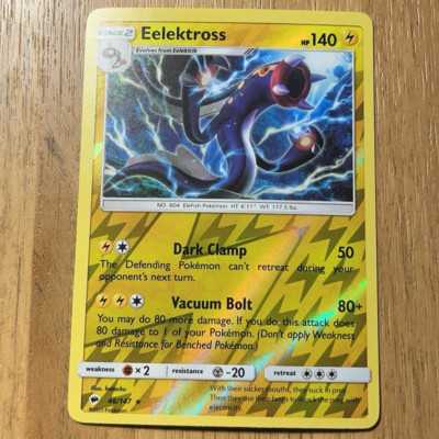 Elektross 46/147 Burning Shadows Reverse Holo Pokemon Card NM | eBay