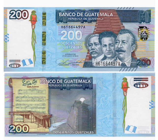 Guatemala 200 Quetzales 2020 P-127 UNC New Banknote | eBay