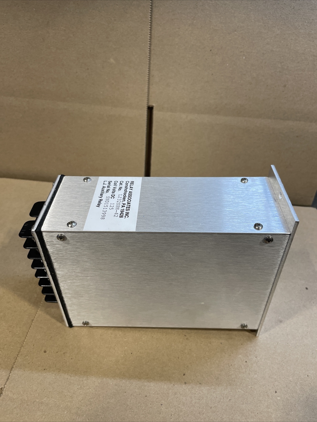 NEW RELAY ASSOCIATES LJ32SBN-42 AUXILIARY RELAY TYPE-LJ, AUX RELAY, | eBay