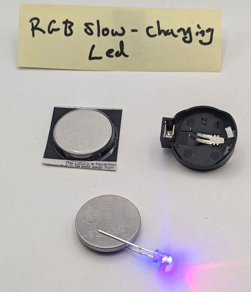 GameCube Battery Holder Mod/ Color Power LED Kit CR2032 Clock Save ...