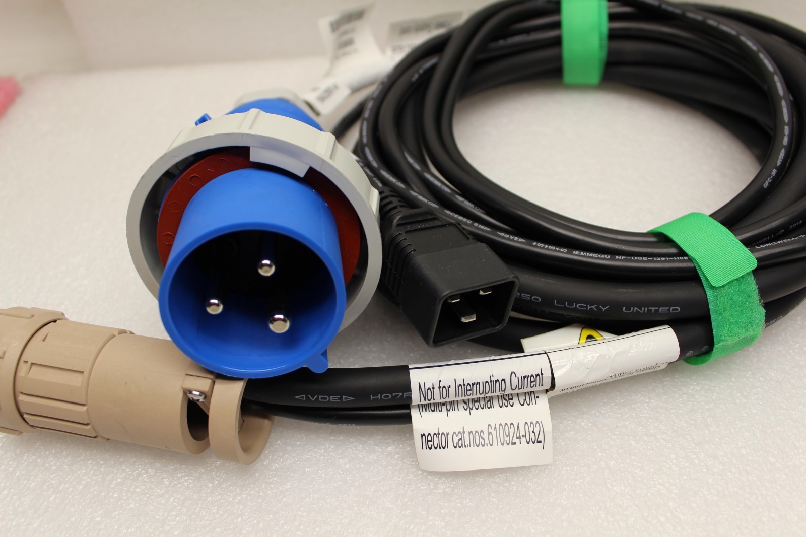 IBM 39M5448 Dual 32a IEC 309 p+n+g/16a IEC 320-c20 (230v) 14ft 610924 ...