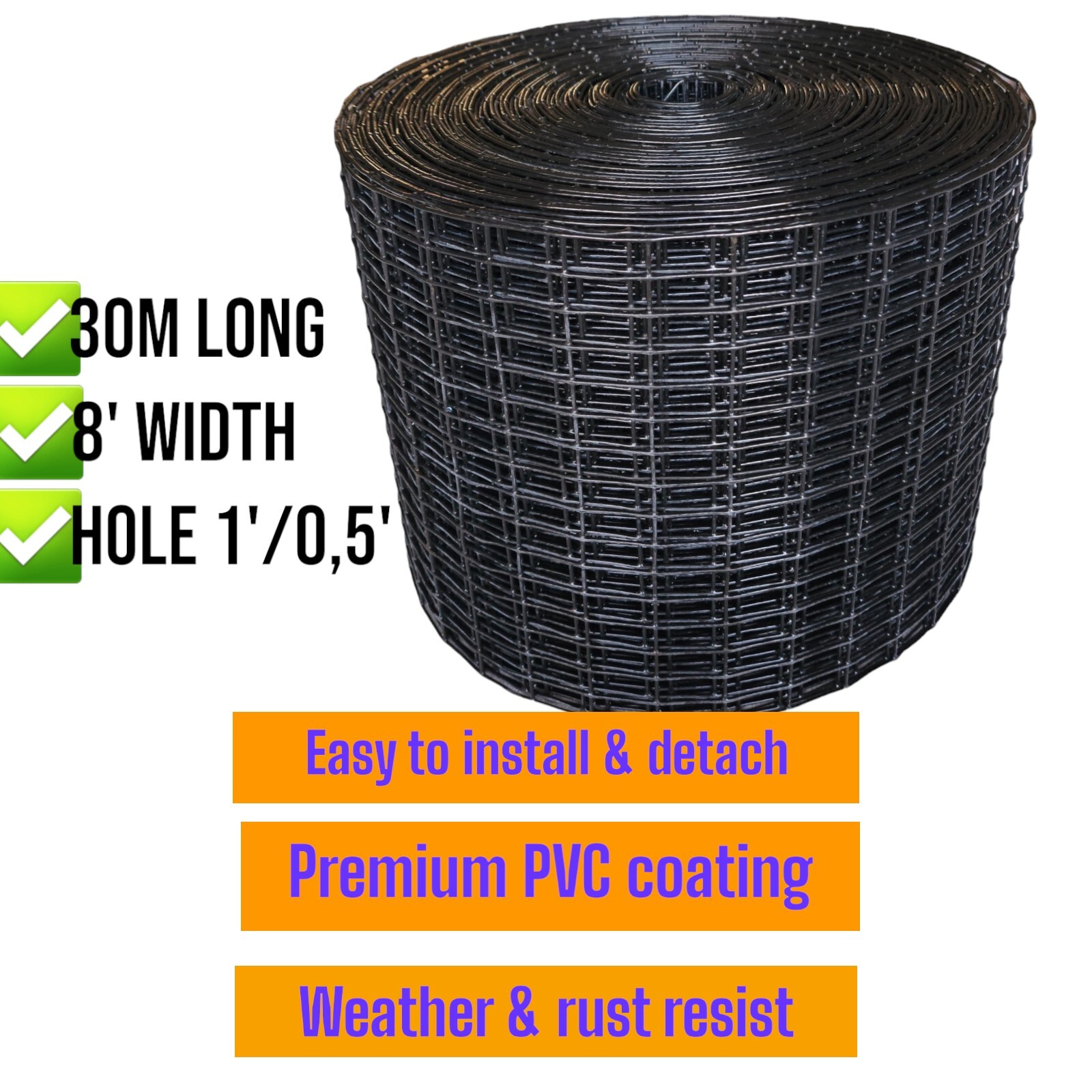 Solar panel bird wire mesh guard kit proofing pigeons pest 100 clips ...