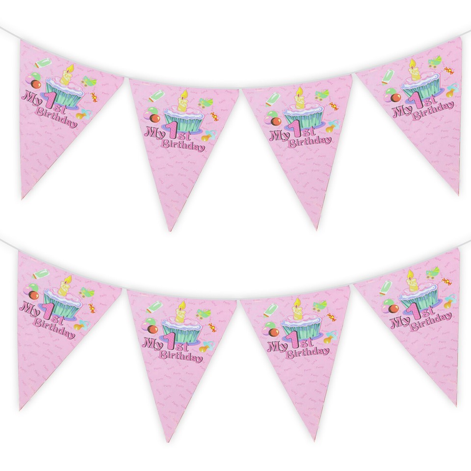 Triangle Flags Banner Milestone 8ft Pennant Party Banner Decoration ...