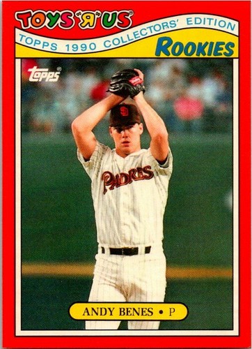 1990 Topps Toys R Us Rookies Baseball Card #4 Andy Benes Padres | eBay