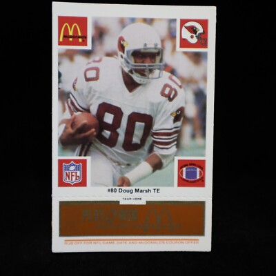 1986 Doug Marsh St. Louis Cardinals McDonald's GOLD Game Card #80 | eBay