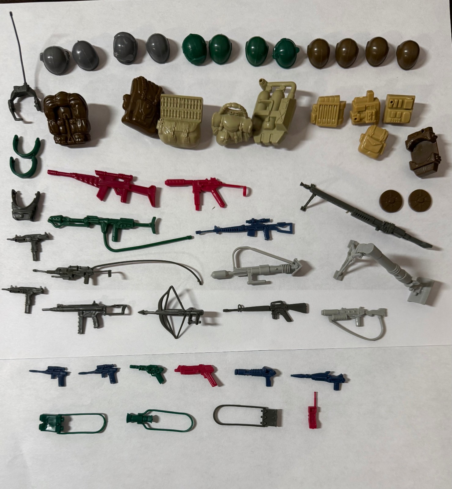 Hasbro G.I. Joe Vintage Replacement Weapons Helmets Accessories 52 ...