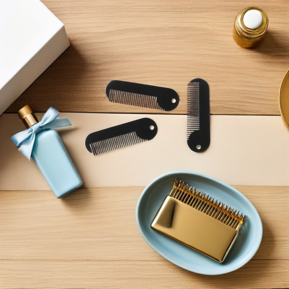 4 PCS Portable Mini Beard Comb Mustache Combs Hair Grooming Mall | eBay ...