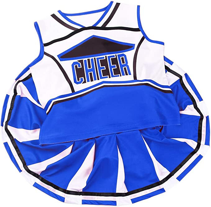 NEW SIZE 5/6 Little Girls' 4 PC Cheerleader Cheerleading Outfit Uniform ...