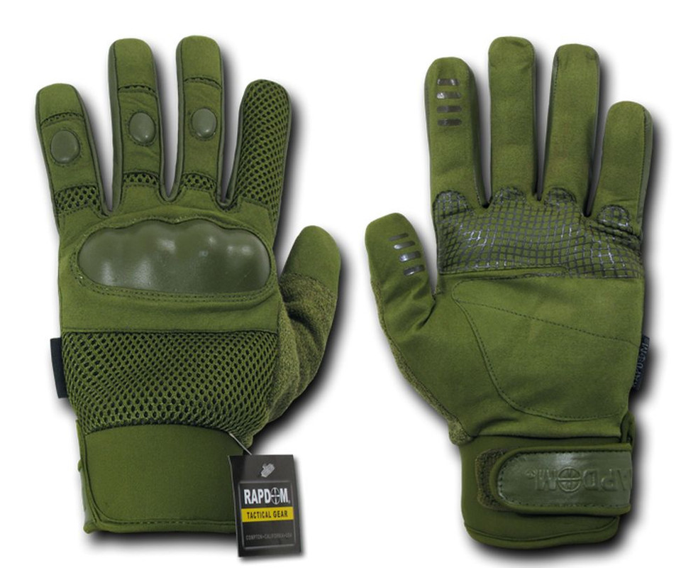 Professional Tactical Hard Knuckle Shooting Gloves Rapdom T10 BLK ...