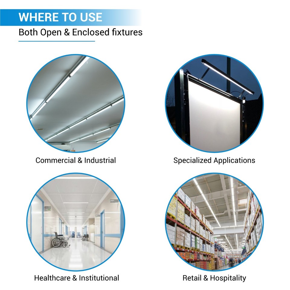 18 in. G13 T8 Type A Plug & Play LED Tube Replacement for 15W L15W 830 ...