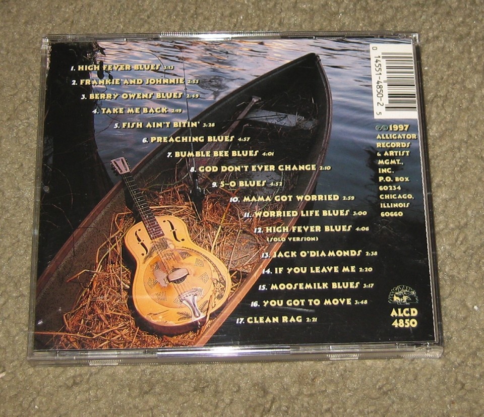 Corey Harris - Fish Ain't Bitin' (CD, 1997, Alligator Records ...