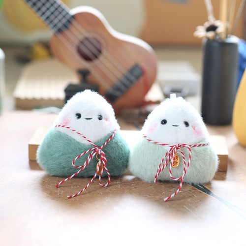 Endearing Plush Dumpling Keychain Cute And Soft Stuffed Toy With Pp ...