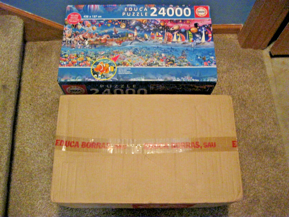 EDUCA 24000 PIECE PUZZLE LIFE THE GREATEST PUZZLE NEW SEALED BOX ROYCE ...