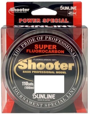 Sunline Shooter FC 110yd Power Special Fluorocarbon Fishing Line ...