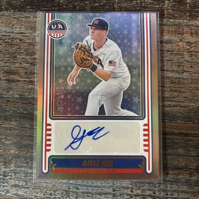 2025 Panini Stars & Stripes GAVIN FIEN #/10 Gold Holo Foil Auto ...