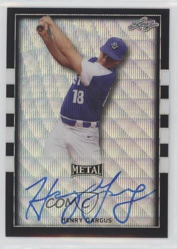 2018 Leaf Metal Perfect Game All-American Classic /5 Henry Gargus #BA ...