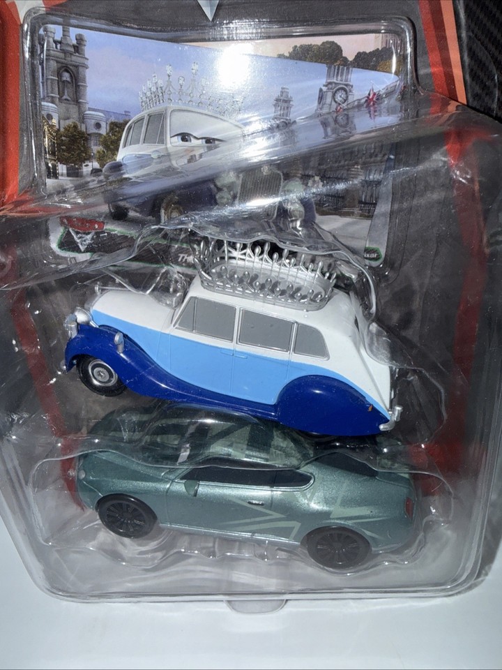 Disney Pixar Store Cars The Queen & Prince Wheeliam Diecast 1:55 ...