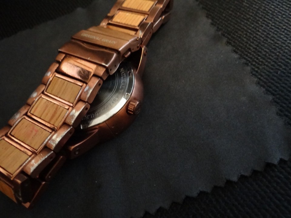 Men’s Original Grain Whiskey Barrel Wood Watch Expresso Color Band 47mm ...