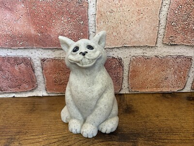 Quarry Critters Cat Chico 2000 Figurine Second Nature Design Big Smile ...