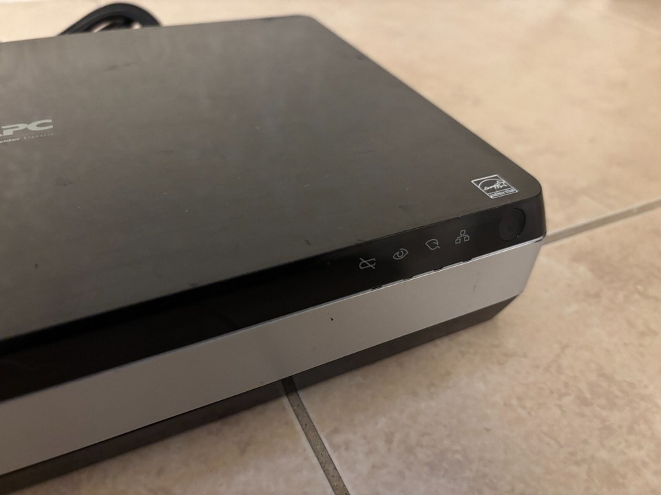 APC BG500 Li-Ion Back UPS Pro 500 Battery Backup Smart LAN Outlets ...