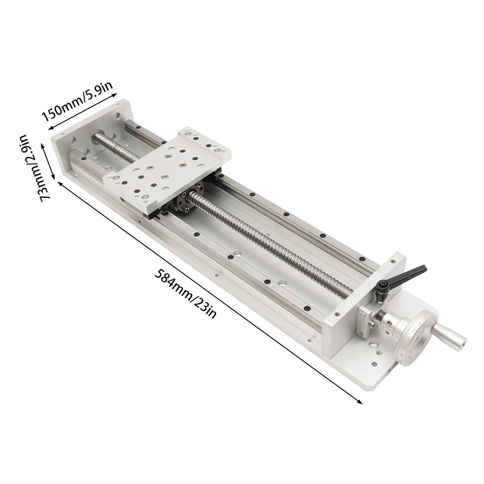 Industrial SFU1605 Linear Rail Cross Sliding Stage Table Linear XYZ ...