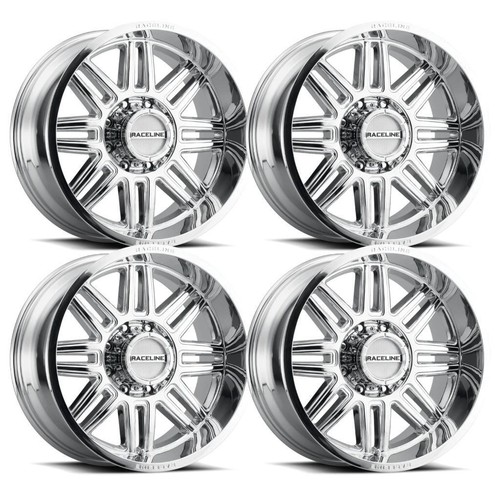 (Set-4) Raceline Split Chrome 20X10 8X180 -19mm wheels rims 20 inch | eBay