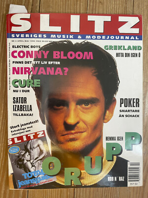 Slitz Magazine Sweden The Cure RObert SMith Nirvana Orup Music Journal ...