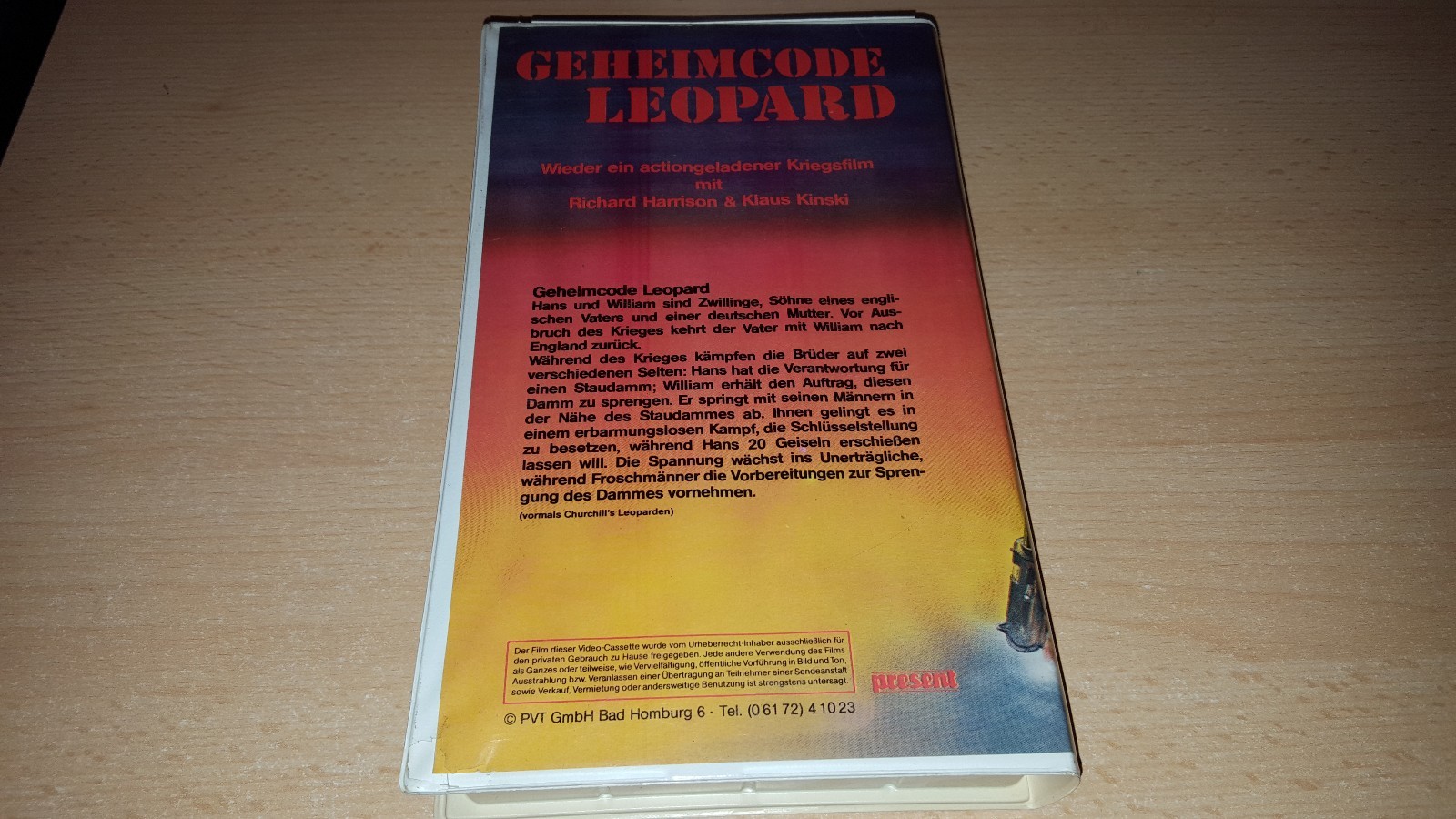 Geheimcode Leopard (I Leopardi di Churchill) - Klaus Kinski - VHS Video | eBay.de
