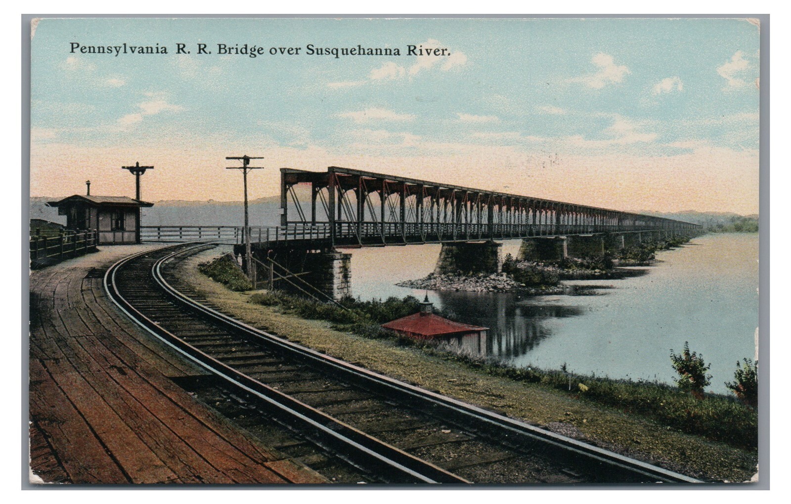 PRR PENNSYLVANIA RAILROAD Bridge WRIGHTSTOWN COLUMBIA PA York County ...