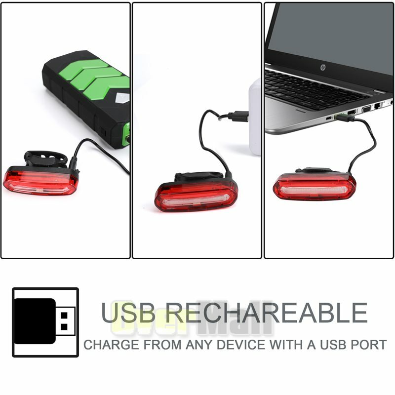 Waterproof Bike LED Lamp Light Rear Flashing Cycling Bicycle Tail ...