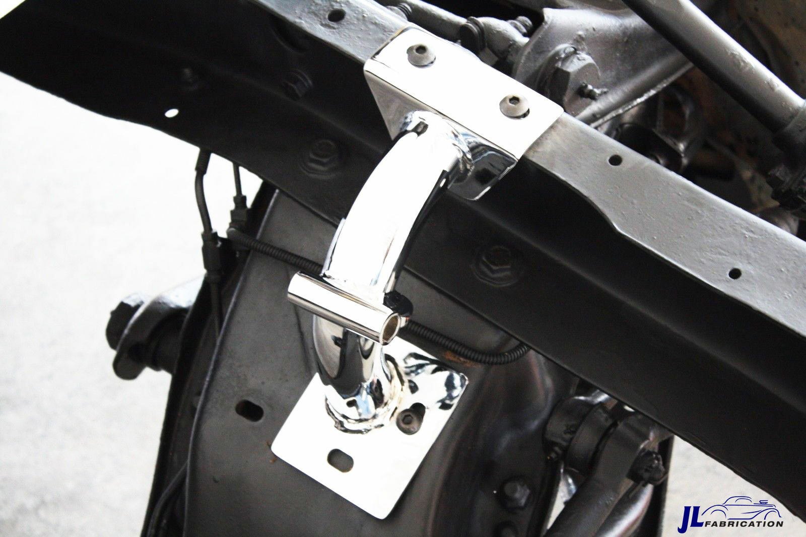 68-72 Chevy Truck Black Tubular V8 Engine Mounts w/ Polyurethane 350 ...